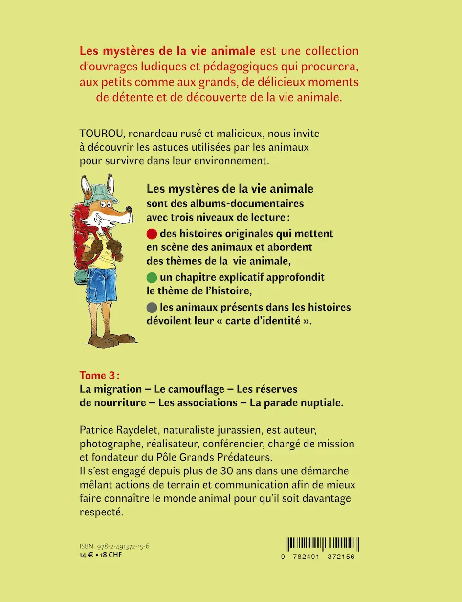 Tourou présente "Les mystères de la vie animale", le tome 3 de la ...